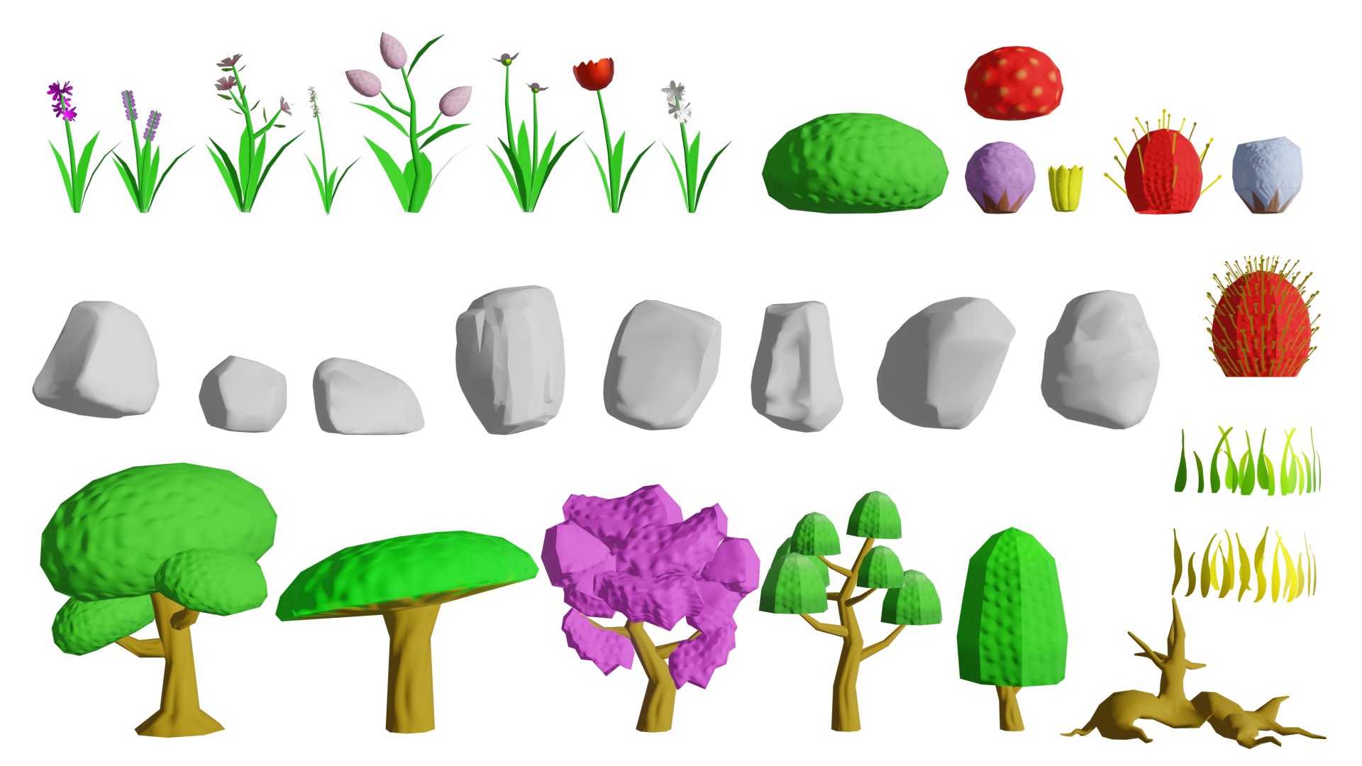 Fantasy Nature Packs 3D Model - TurboSquid 2196076