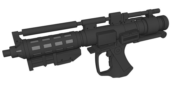 3D e-5 blaster rifle model | 1148639 | TurboSquid