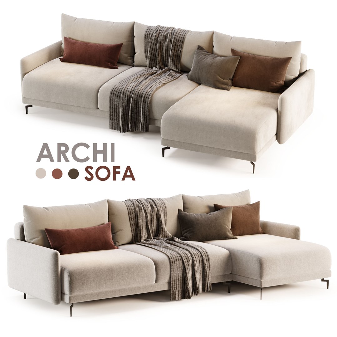 3D Archi Sofa By Skdesign - TurboSquid 2106752