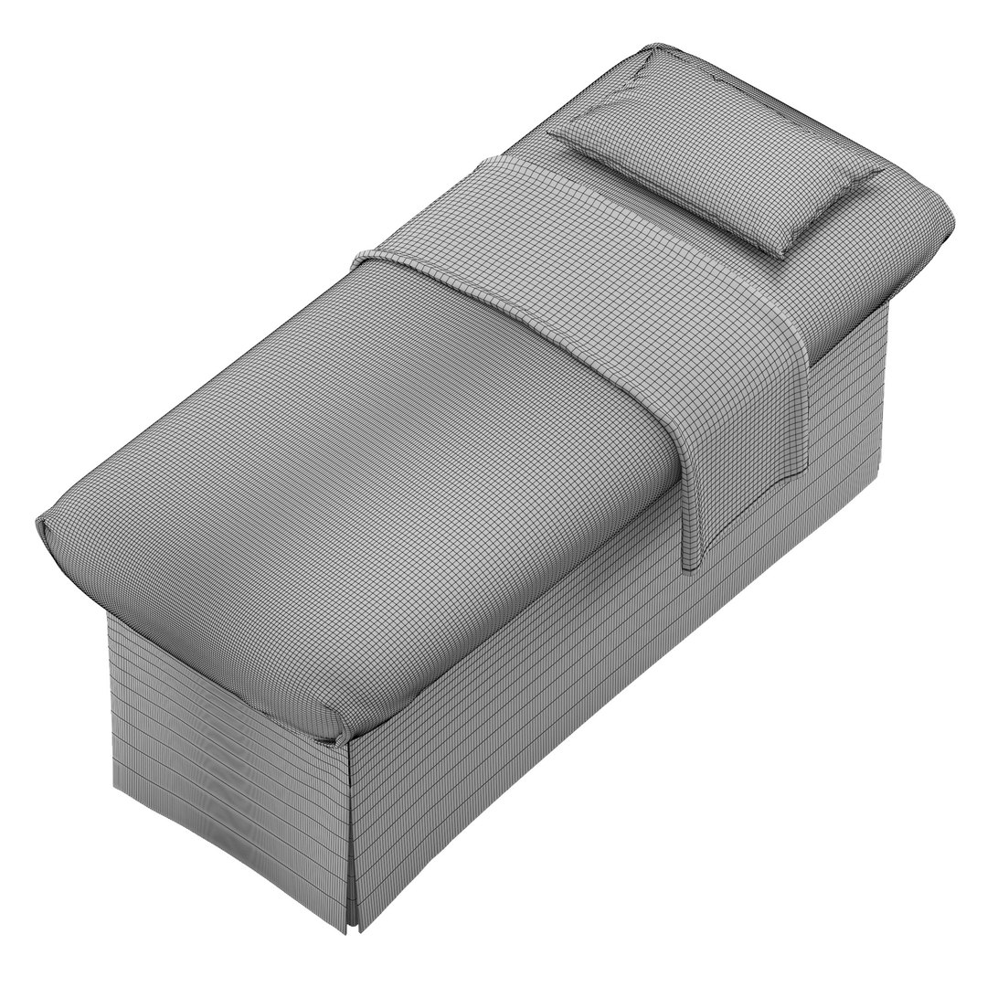 3D Model Spa Bed 2 - TurboSquid 2083410