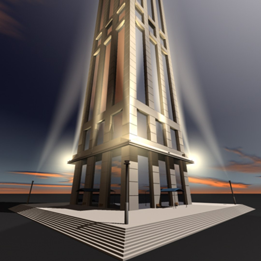 Skyscraper Building 3d Model
