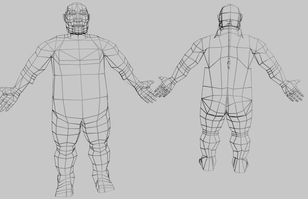 dwarf warrior 3d model