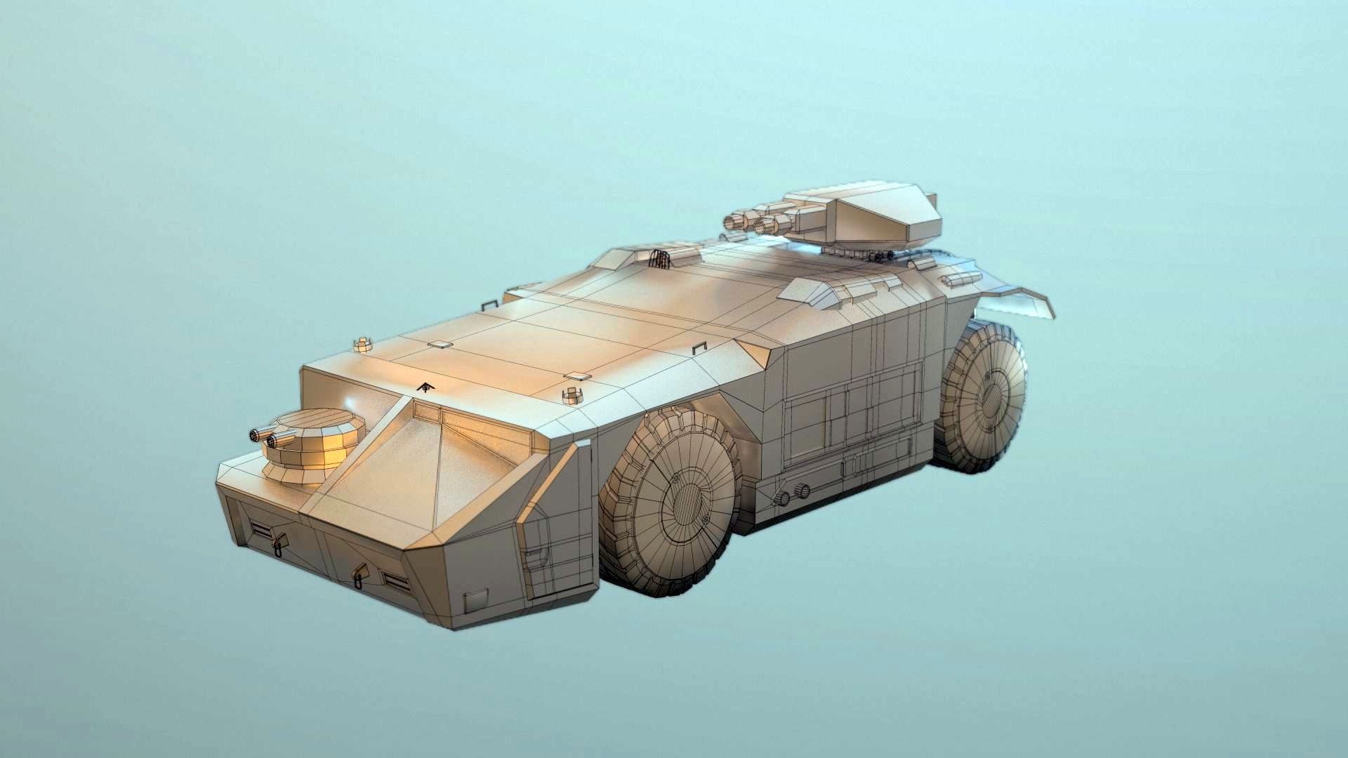 3D APC M577 Armored Personnel Carrier - TurboSquid 2390453