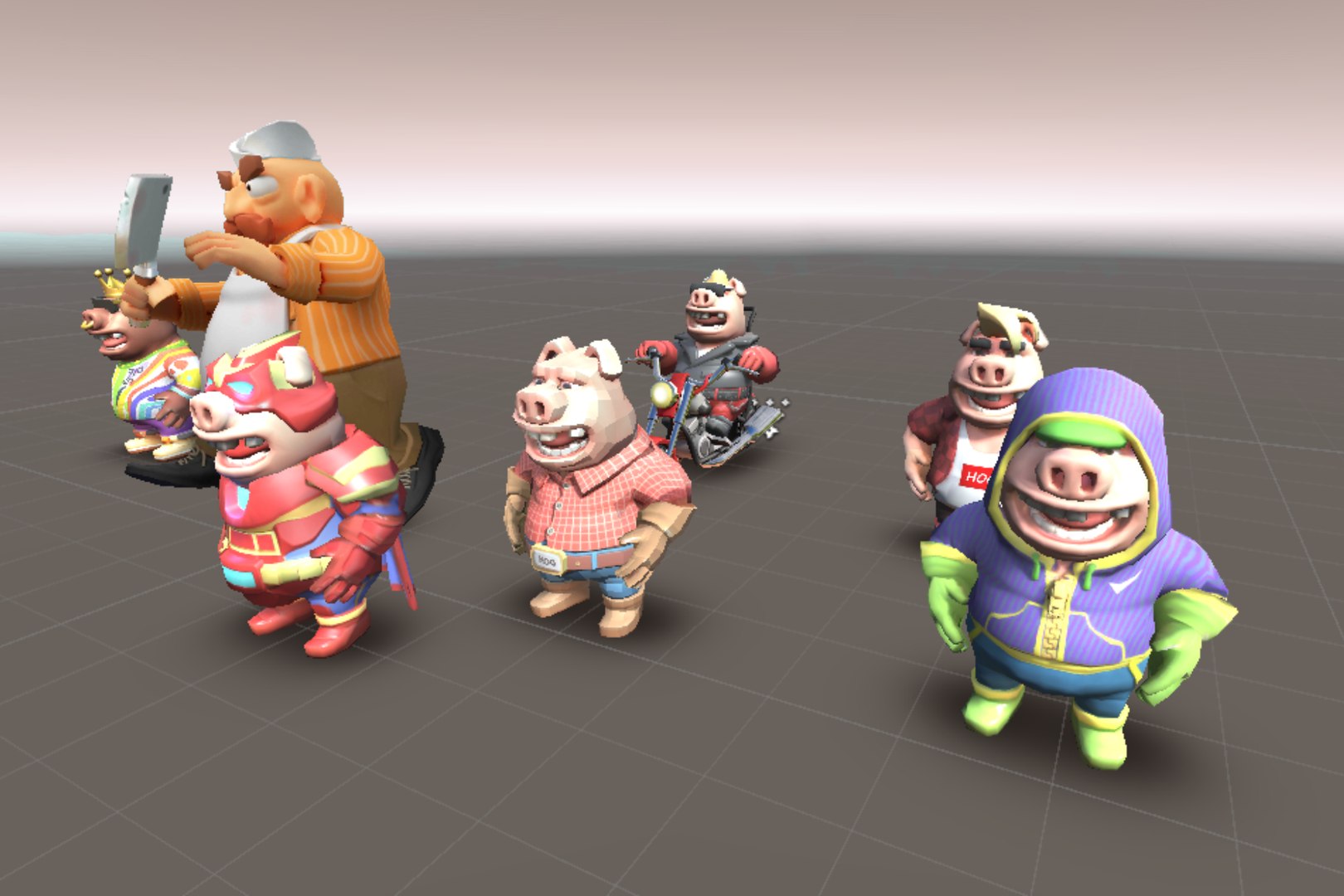 3D Pigs Heros Model - TurboSquid 2366566