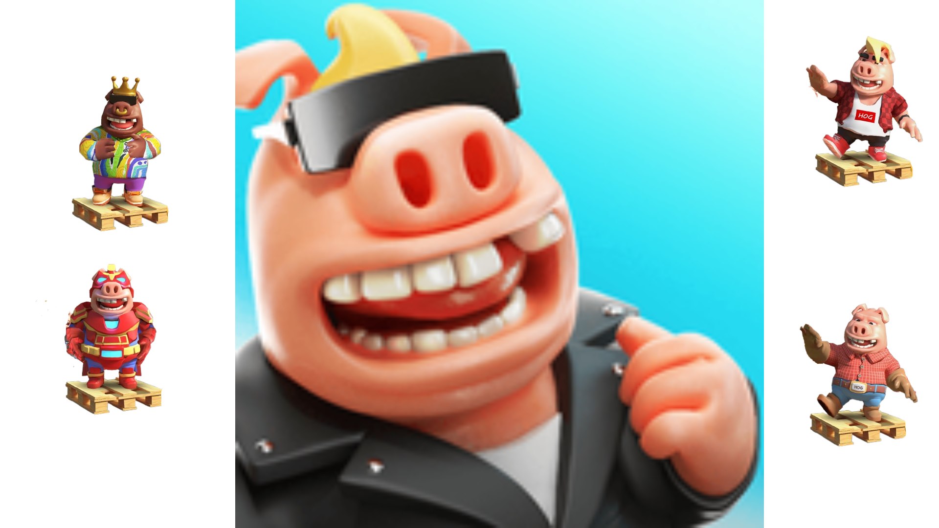 3D Pigs Heros Model - TurboSquid 2366566