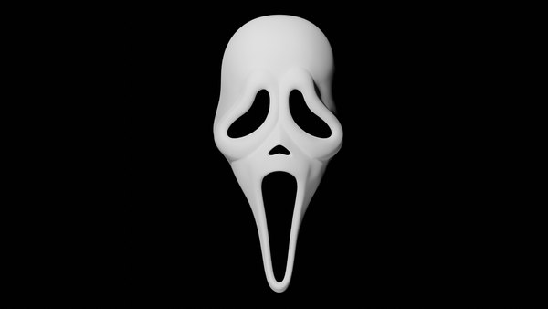 modelo 3d Ghost face Scream Mask - TurboSquid 2000170