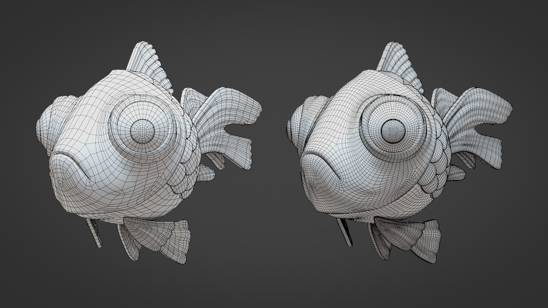 Cartoon Fish 3D Model - TurboSquid 2163302