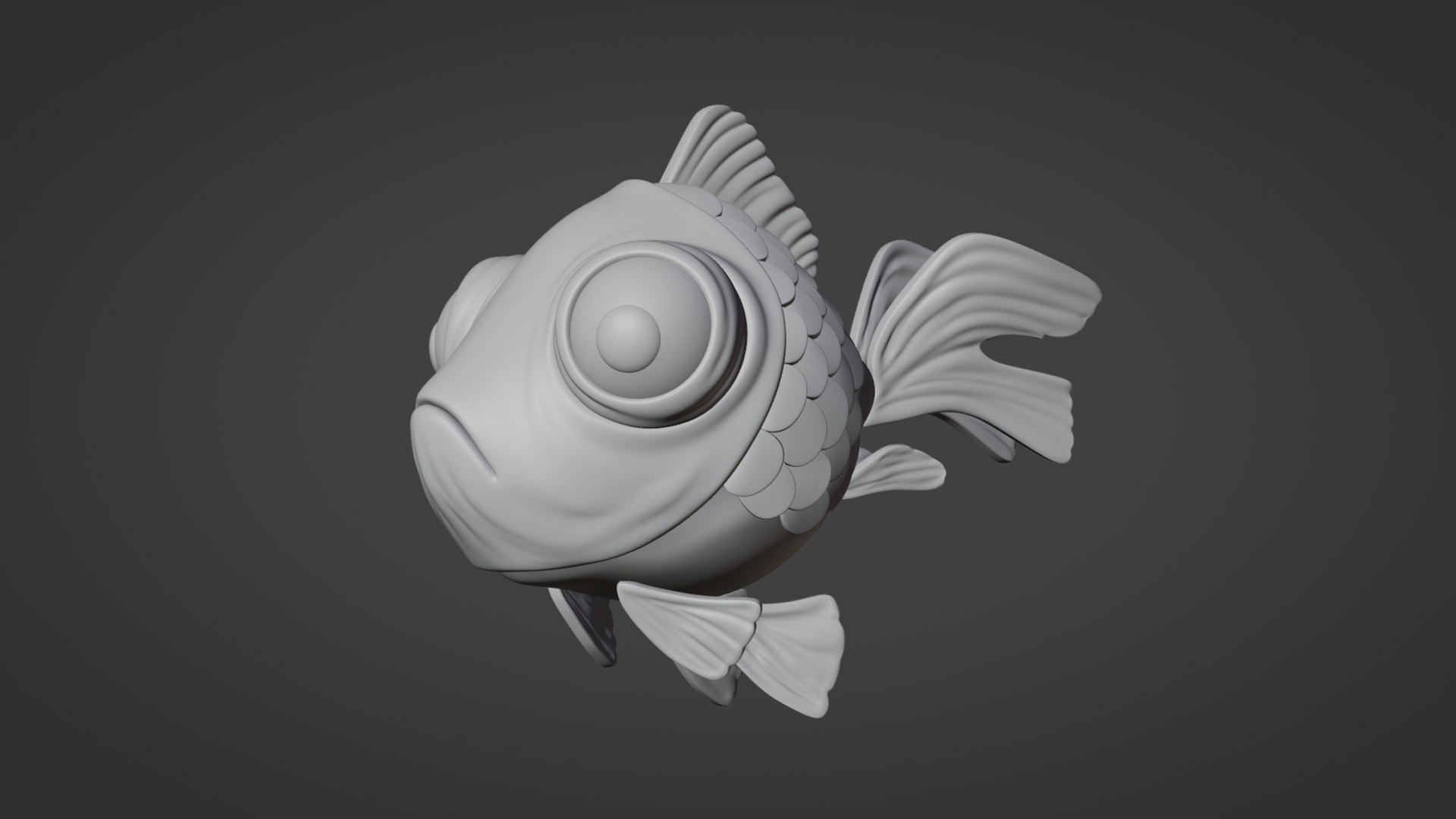 Cartoon Fish 3D Model - TurboSquid 2163302