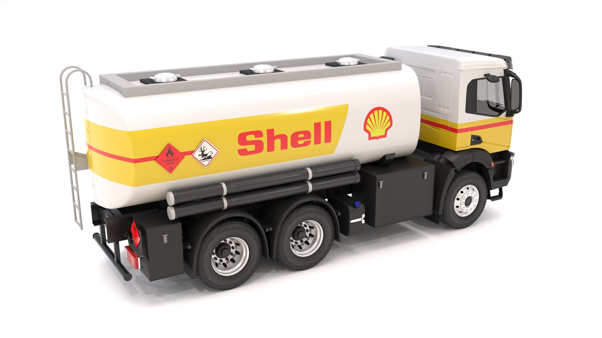 Iveco T-WAY 2021 Shell Fuel Tanker 3D Model - TurboSquid 1802615