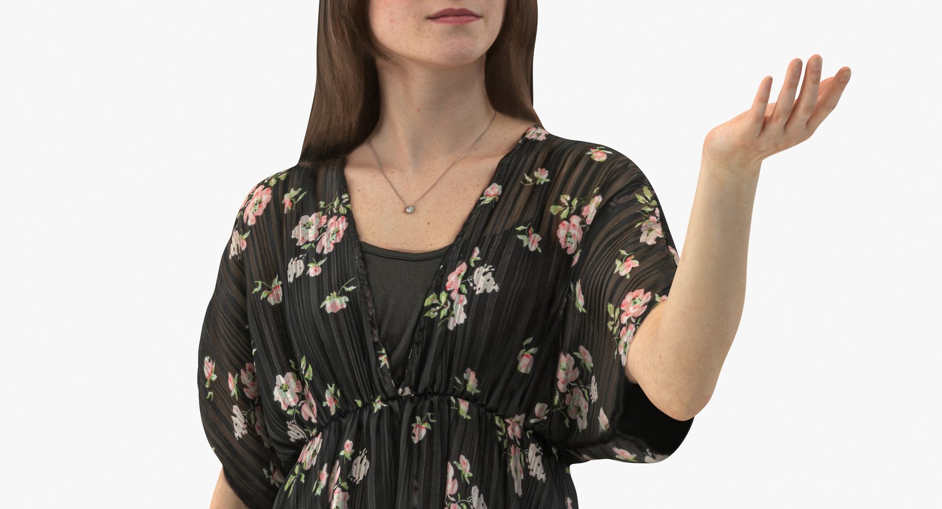 3D Model Camila Casual Summer Interacting Pose 01 - TurboSquid 1952862