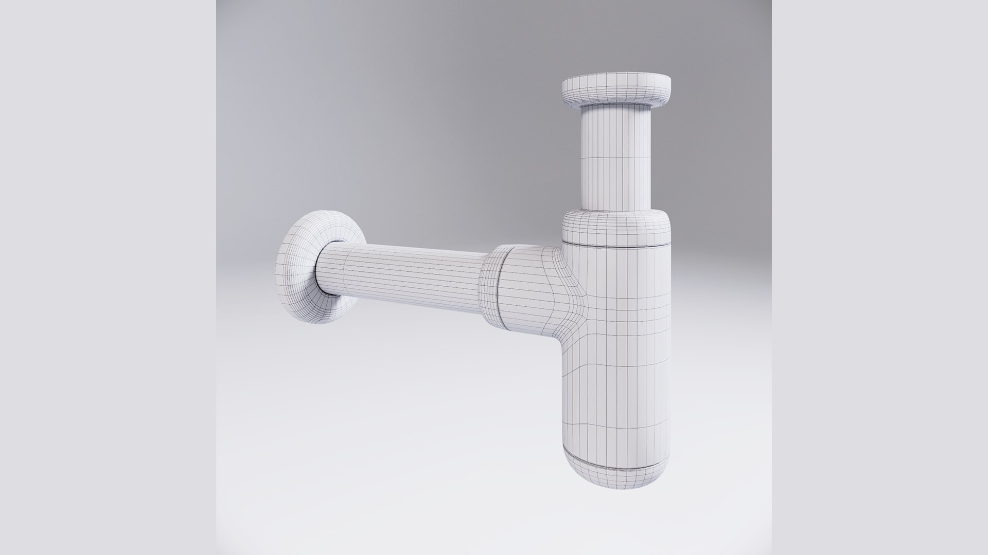 Wash basin trap 3D model - TurboSquid 2114795