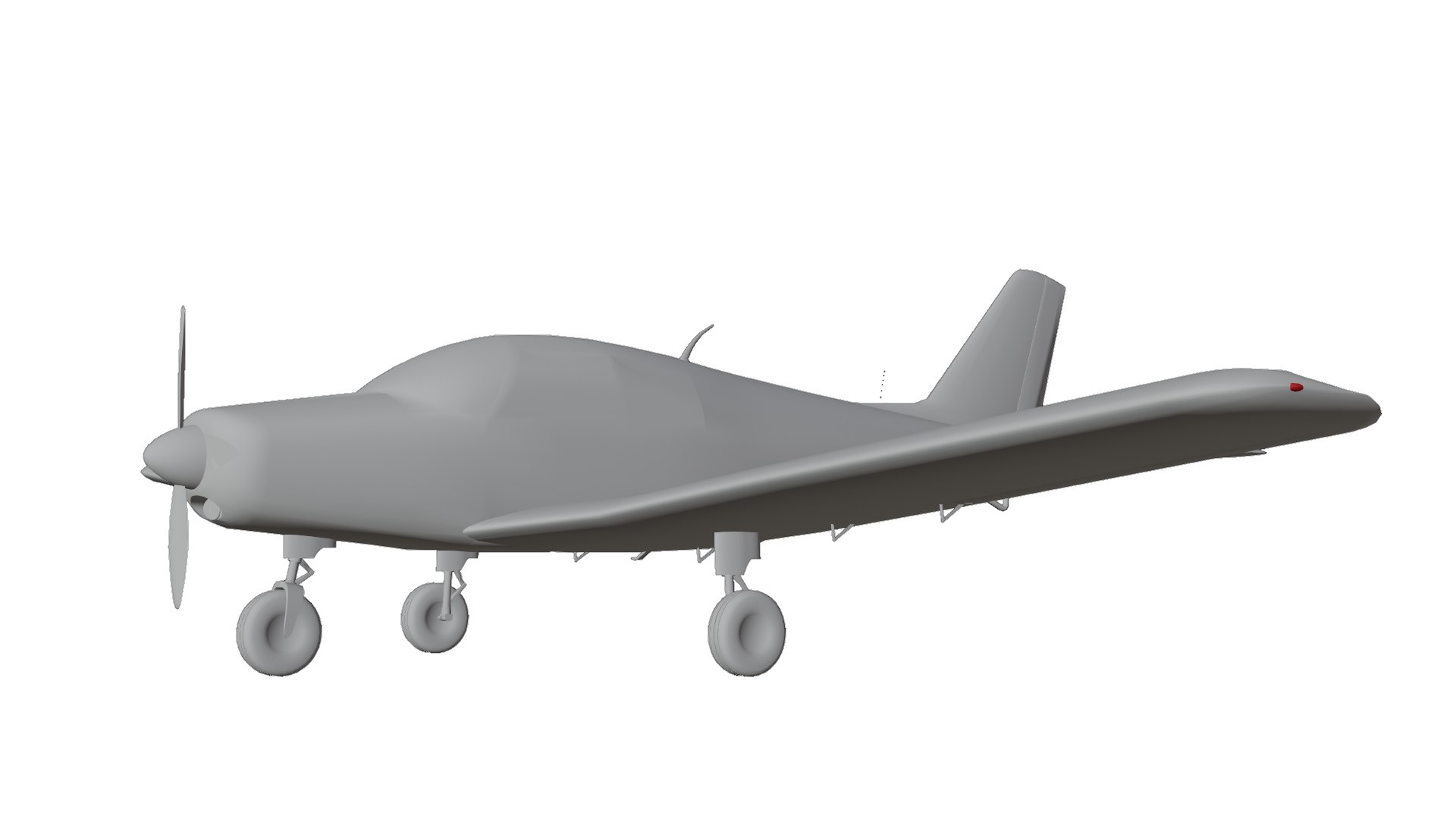 Piper PA-28 3D Model - TurboSquid 2327164