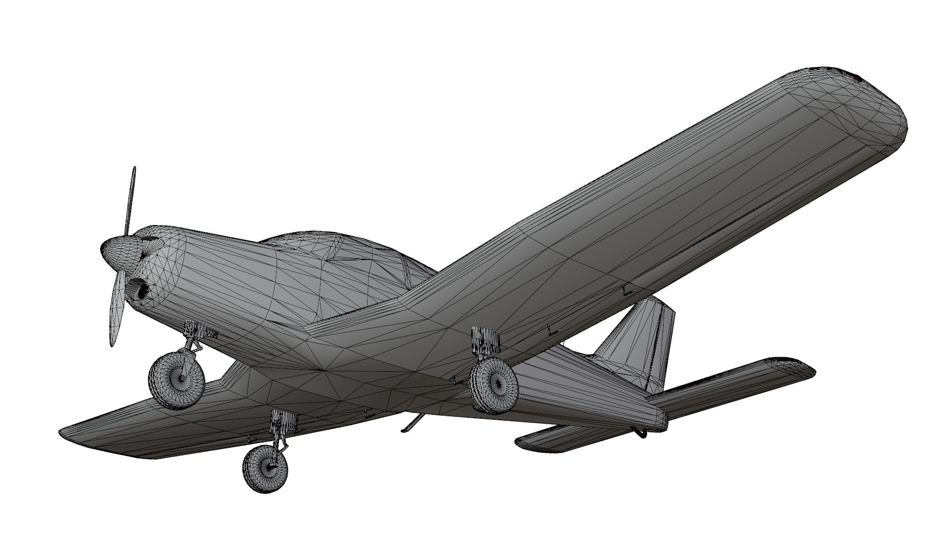 Piper PA-28 3D Model - TurboSquid 2327164