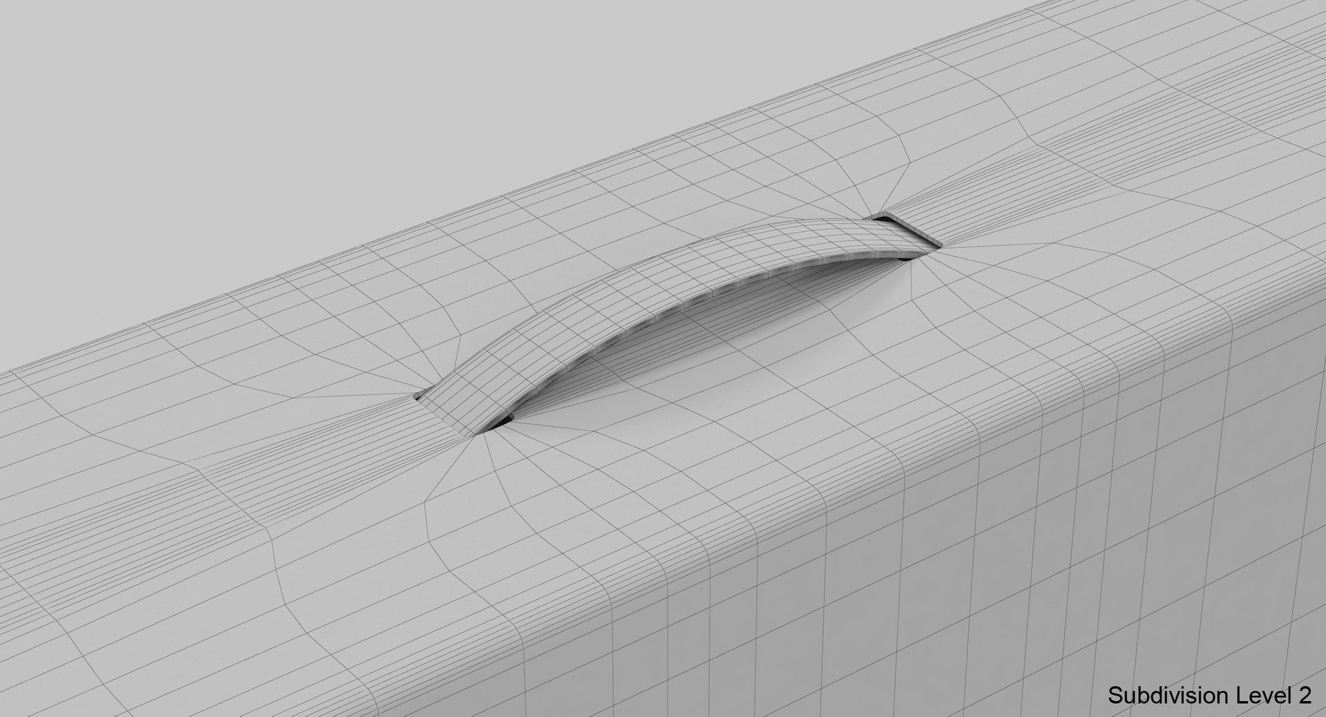 Carton box handle 3D model - TurboSquid 1401919