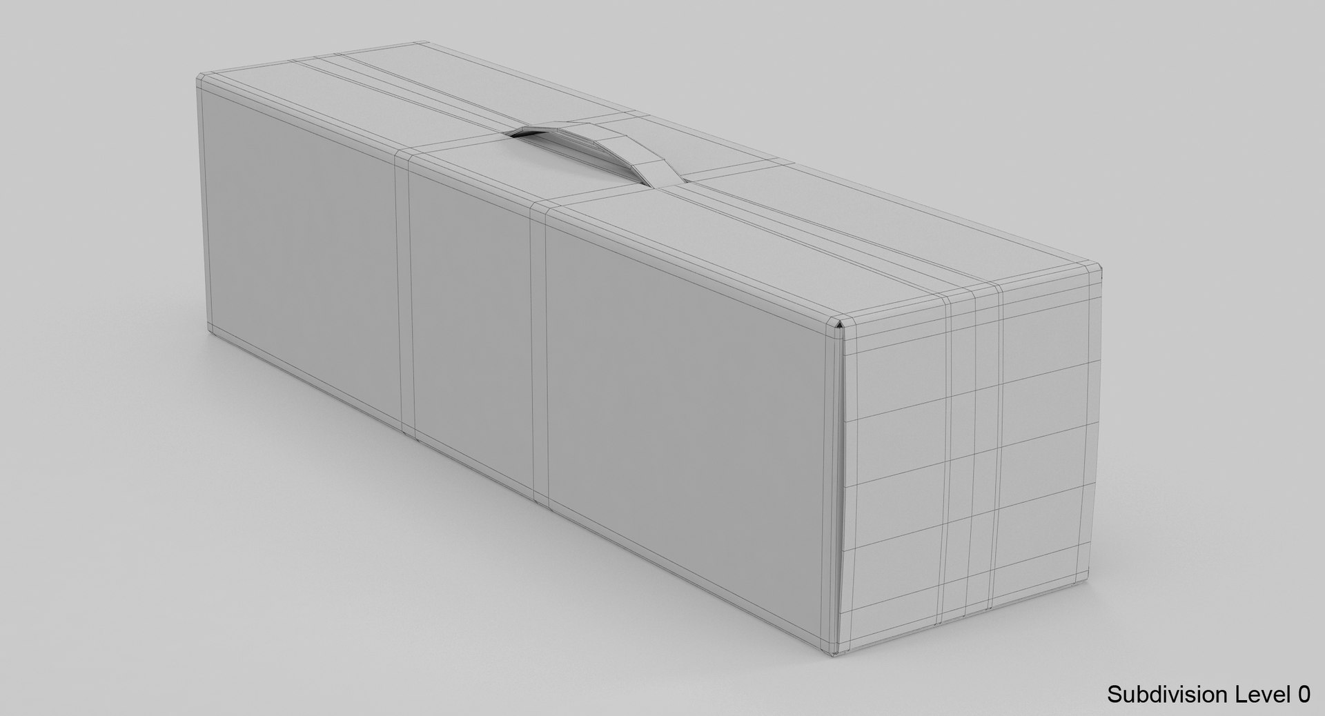 Carton box handle 3D model - TurboSquid 1401919
