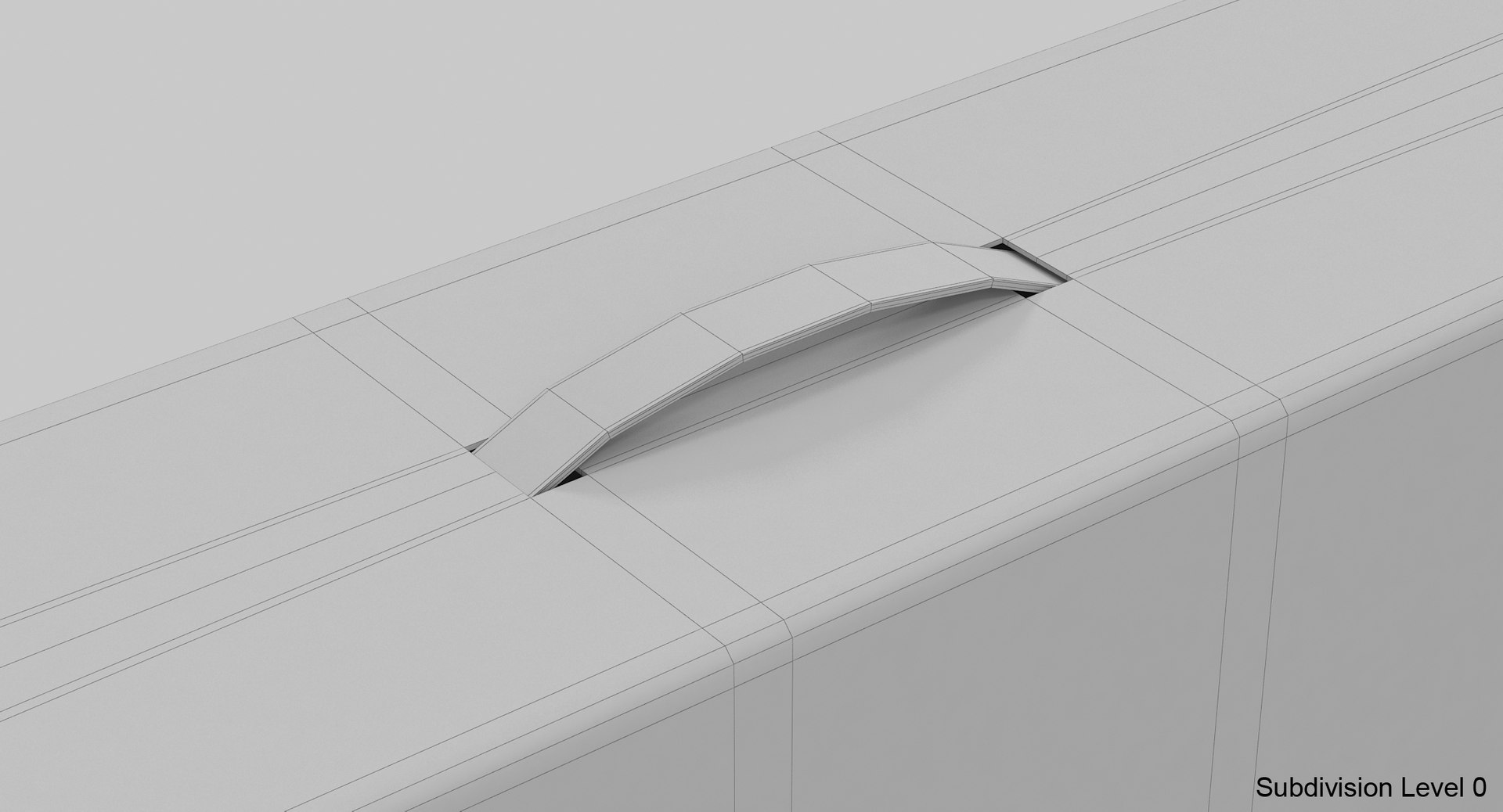 Carton box handle 3D model - TurboSquid 1401919