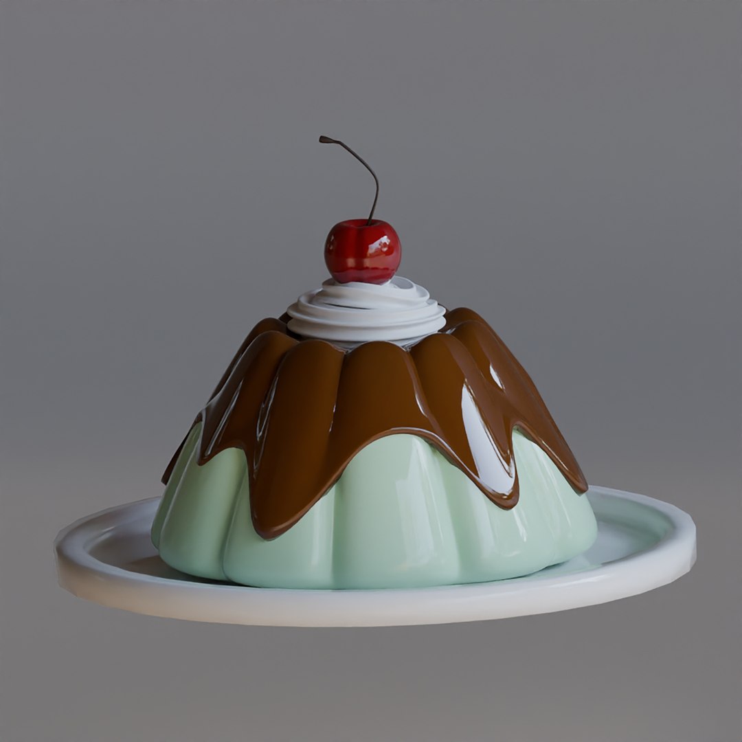 Pudding Mint Model - TurboSquid 2283508