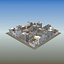 Commercial City Block 3d Model