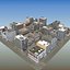 Commercial City Block 3d Model