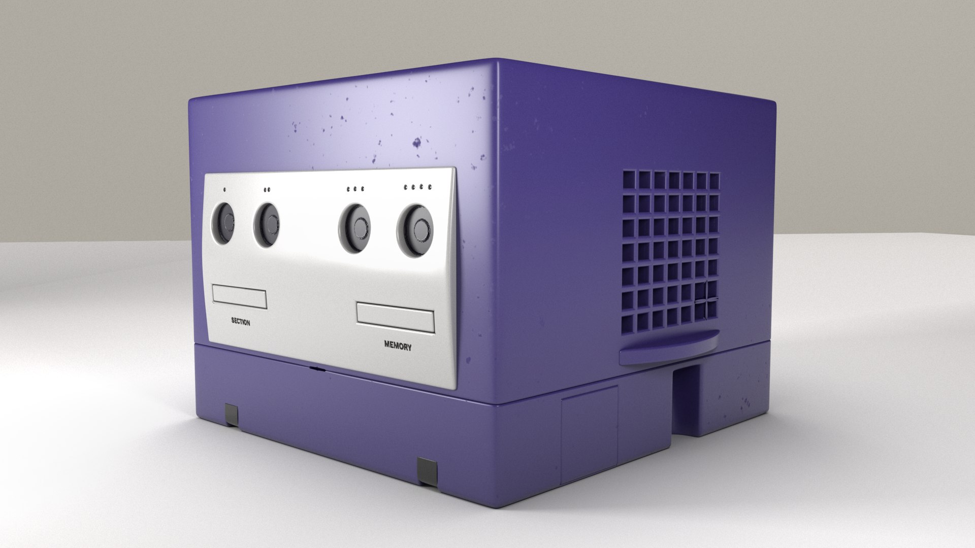 Gamecube Console 3D Model - TurboSquid 1988484
