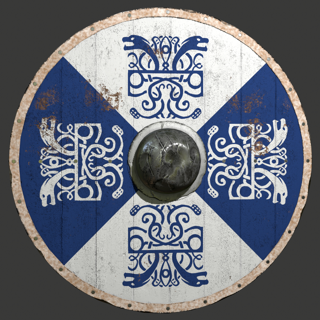 Wikinger-Schild 3D-Modell - TurboSquid 1765422