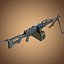 P Pecheneg Machine Gun 3d Model