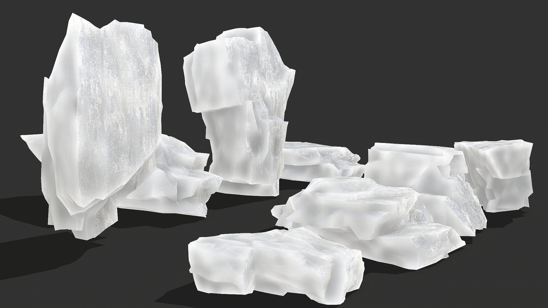 Ice rock 16 3D model - TurboSquid 2047308