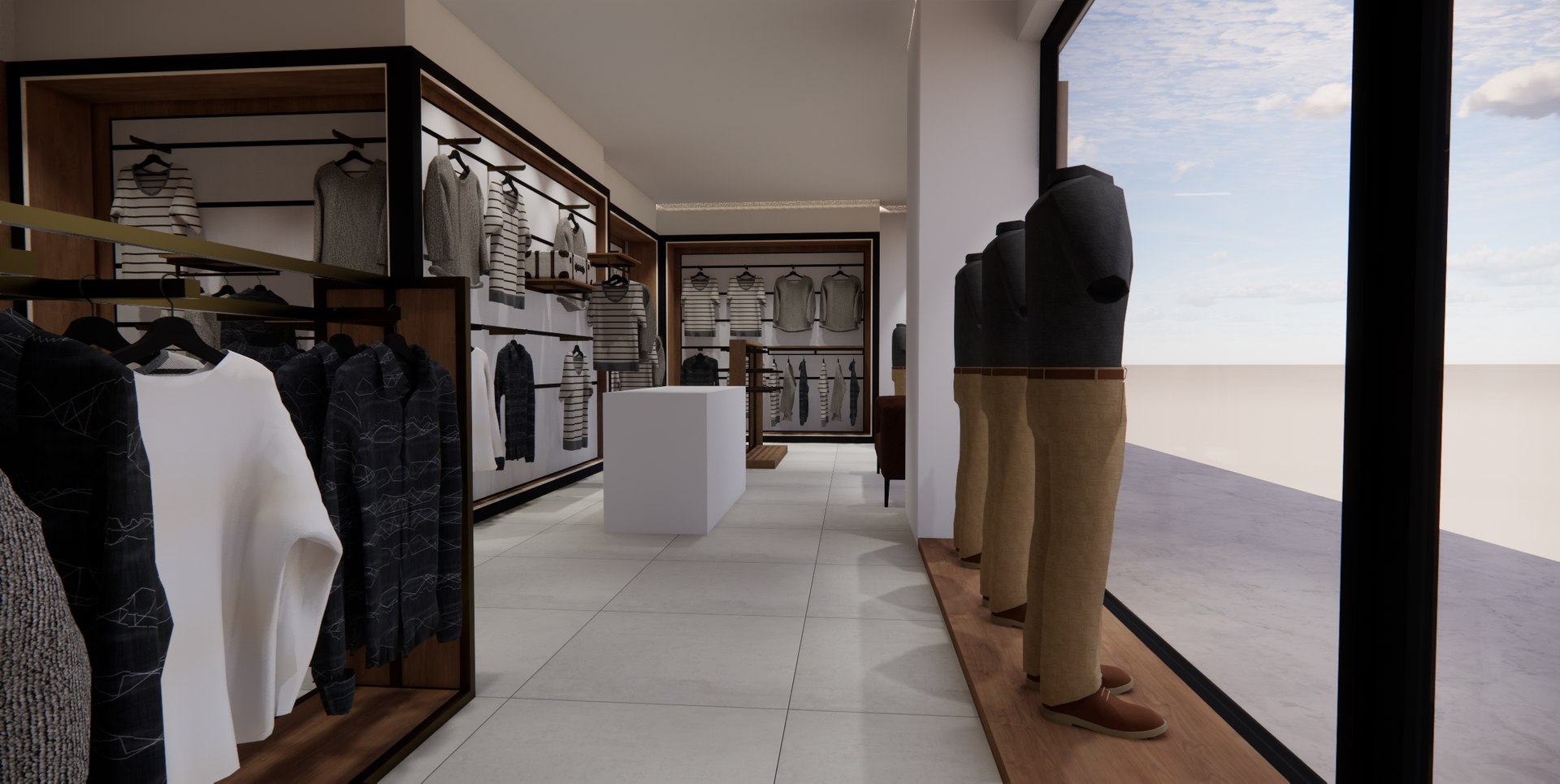Clothing Store Interior-A3 3D Model - TurboSquid 2008207