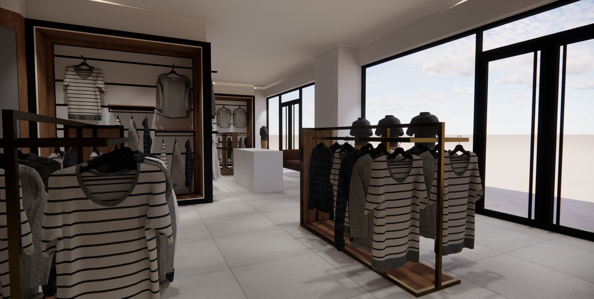 Clothing Store Interior-A3 3D Model - TurboSquid 2008207