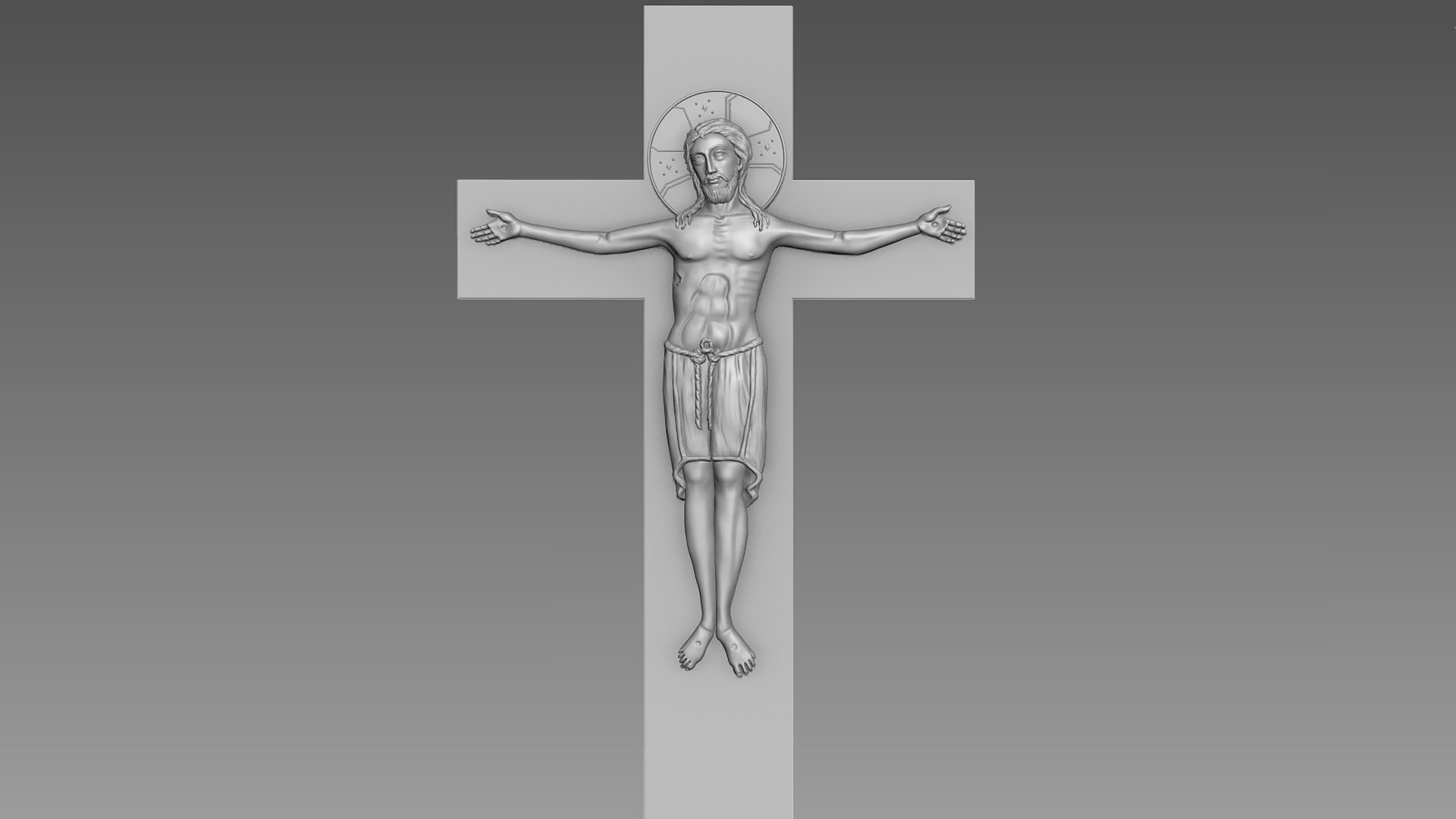 3D Jesus Crucifix Relief Model - TurboSquid 2119632