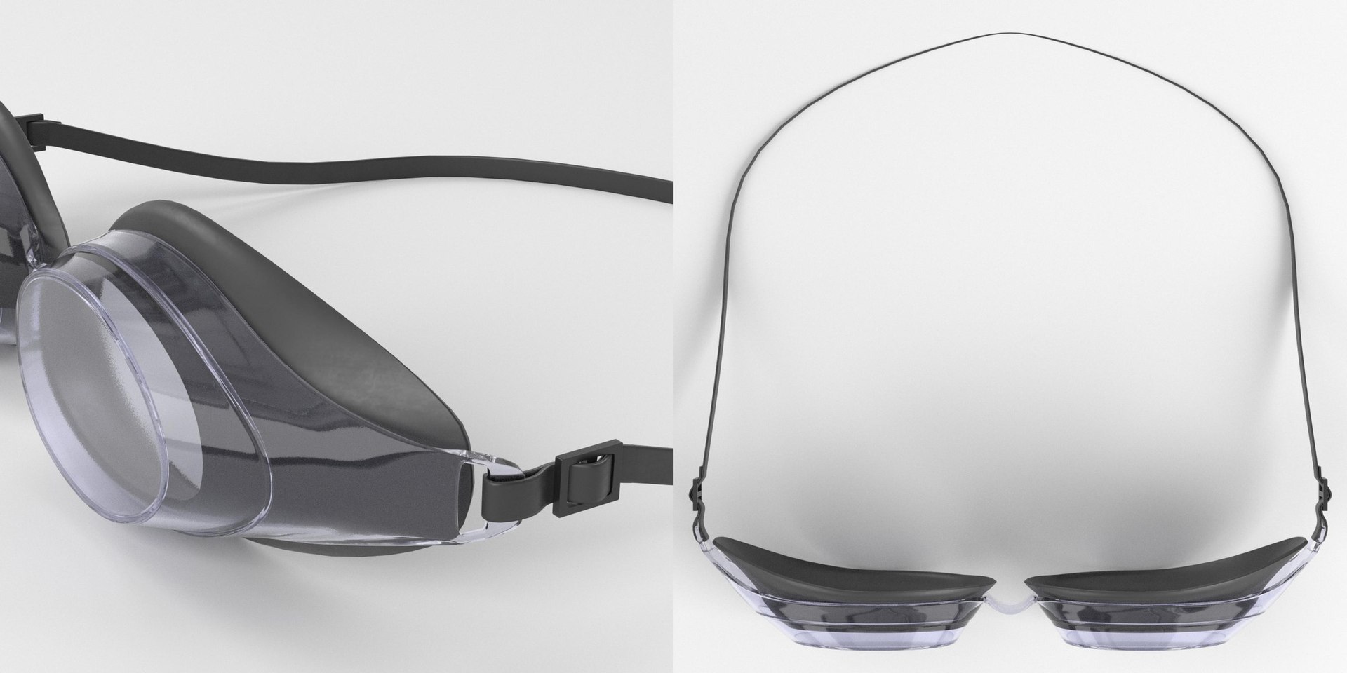 Swim Goggles Model - TurboSquid 1955341