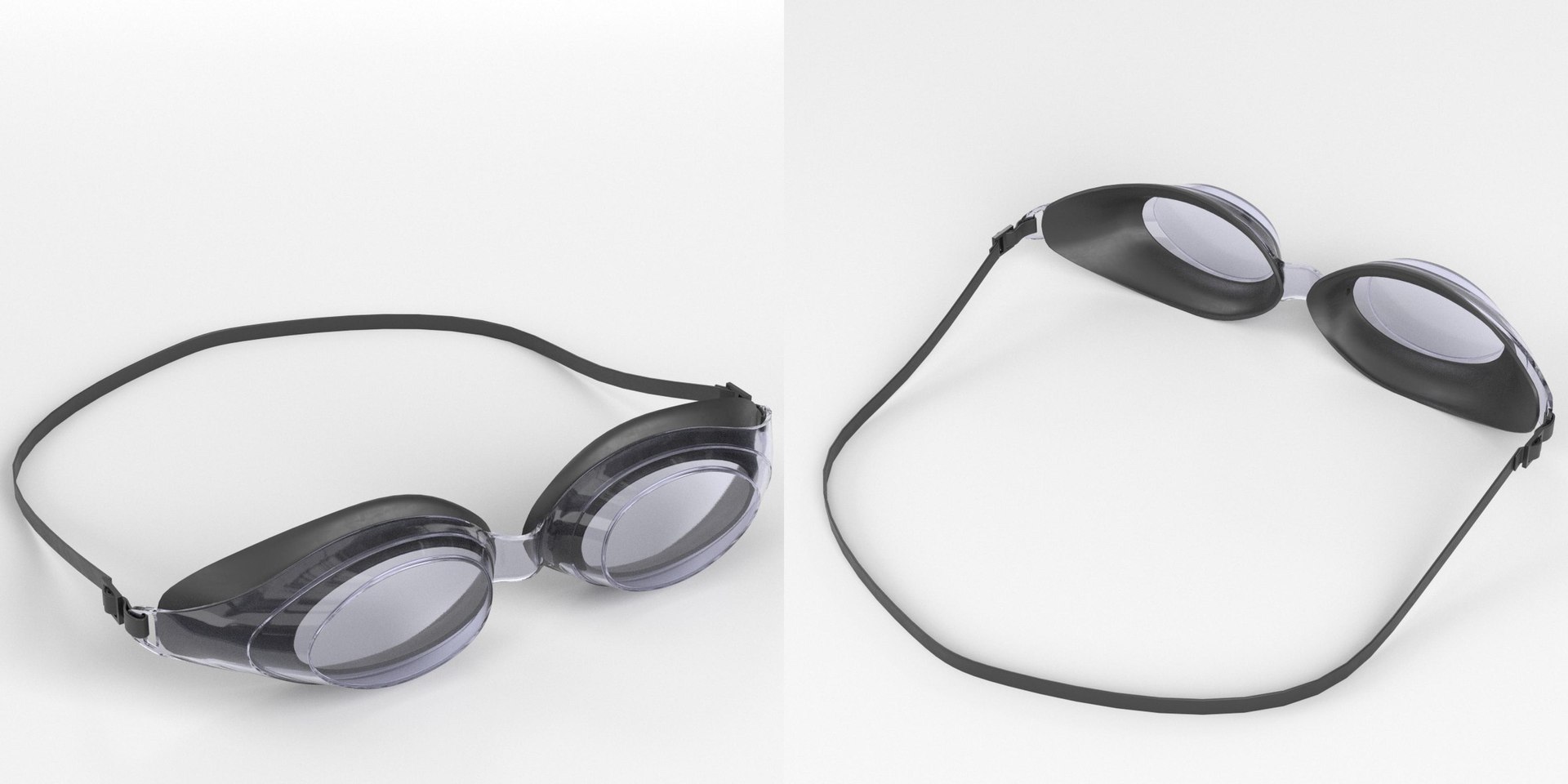Swim Goggles Model - TurboSquid 1955341