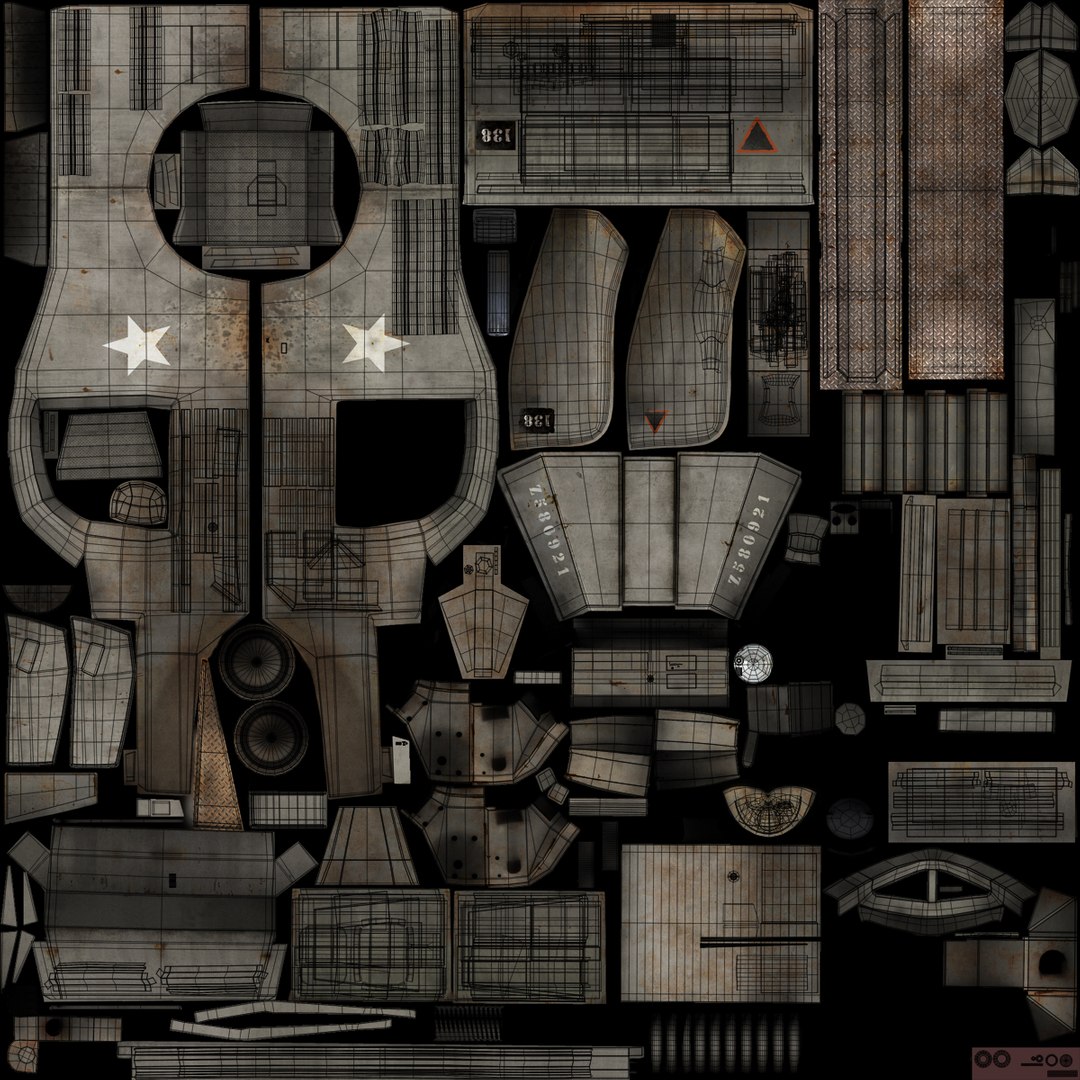 3d united states wwii m3a1 model