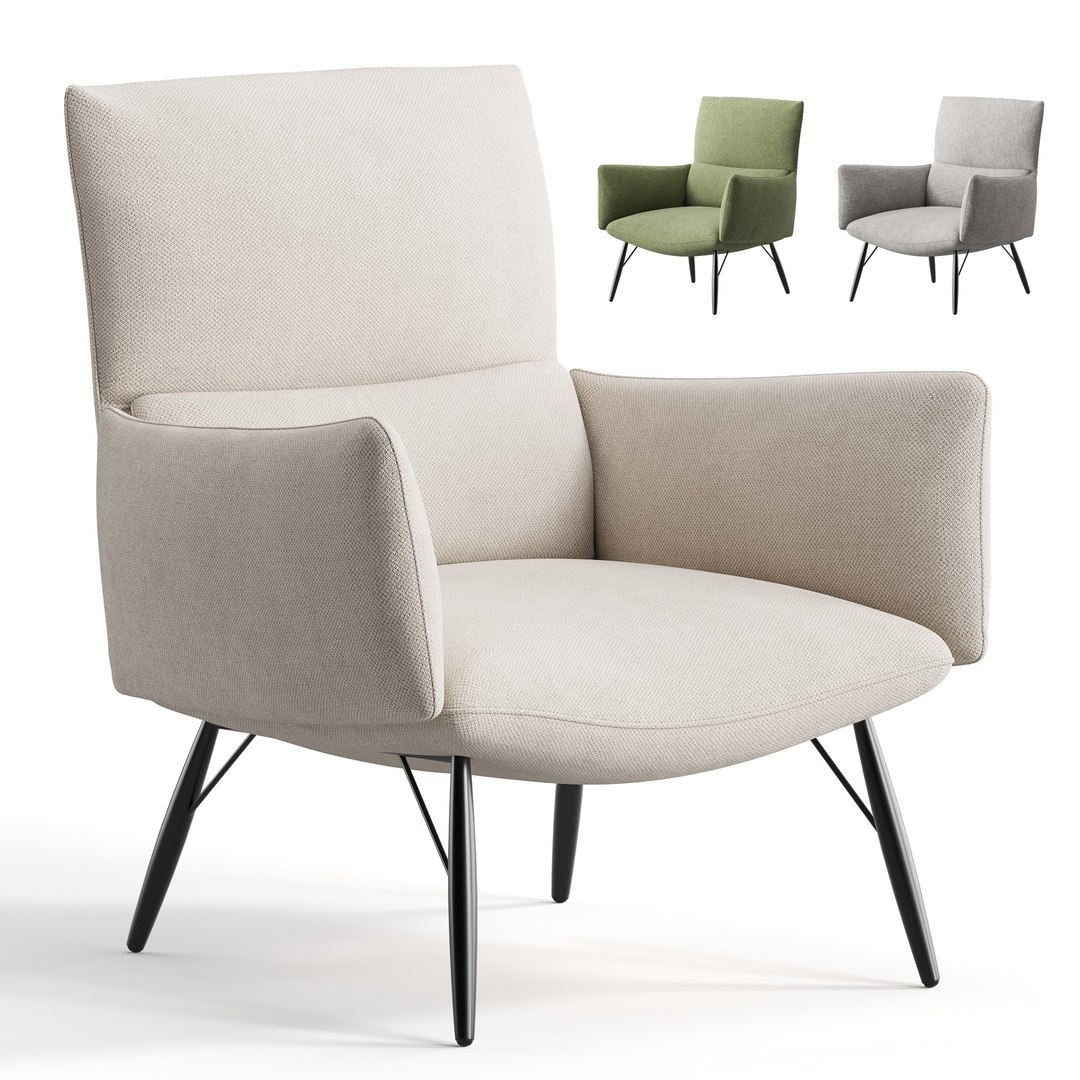 Talia Armchair by Natuzzi 3D model - TurboSquid 2141838