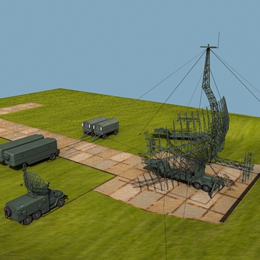 Early Radars 3d Model