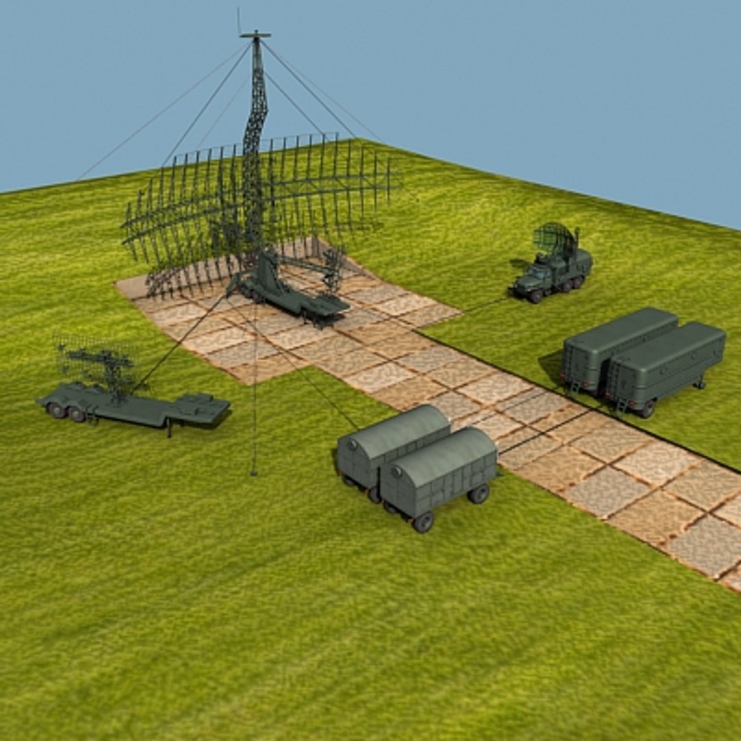 Early Radars 3d Model