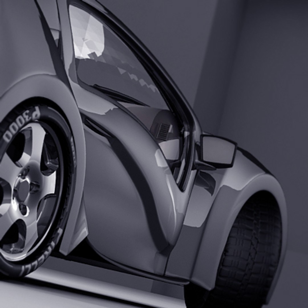 3d model uniqe concept car r