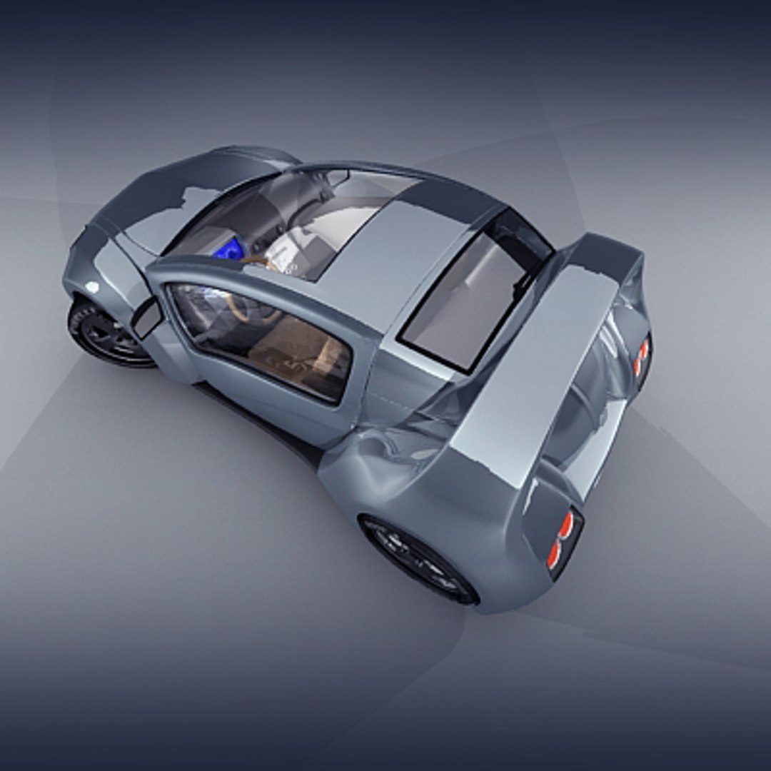 3d model uniqe concept car r