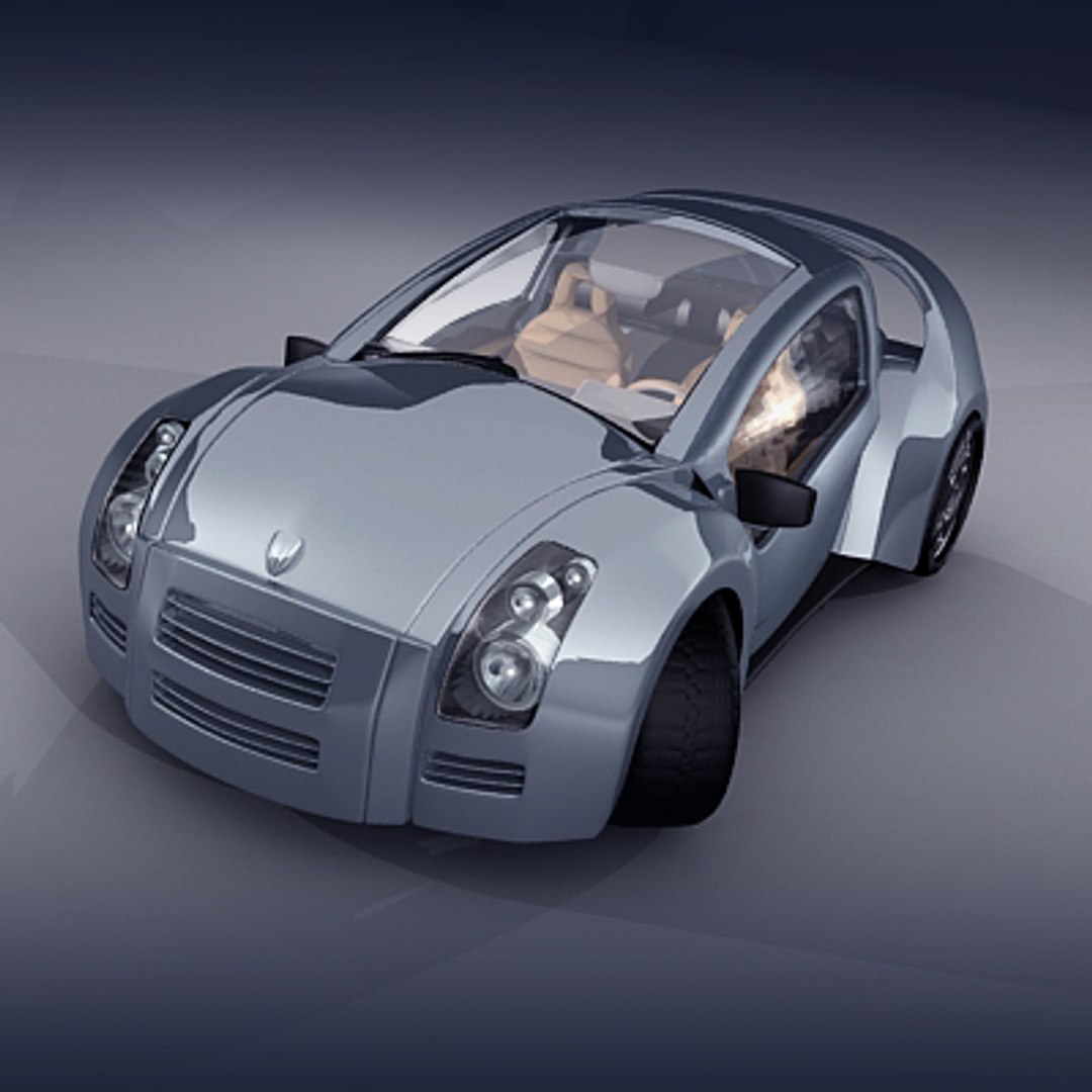 3d model uniqe concept car r