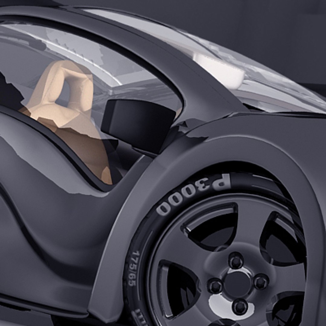 3d model uniqe concept car r