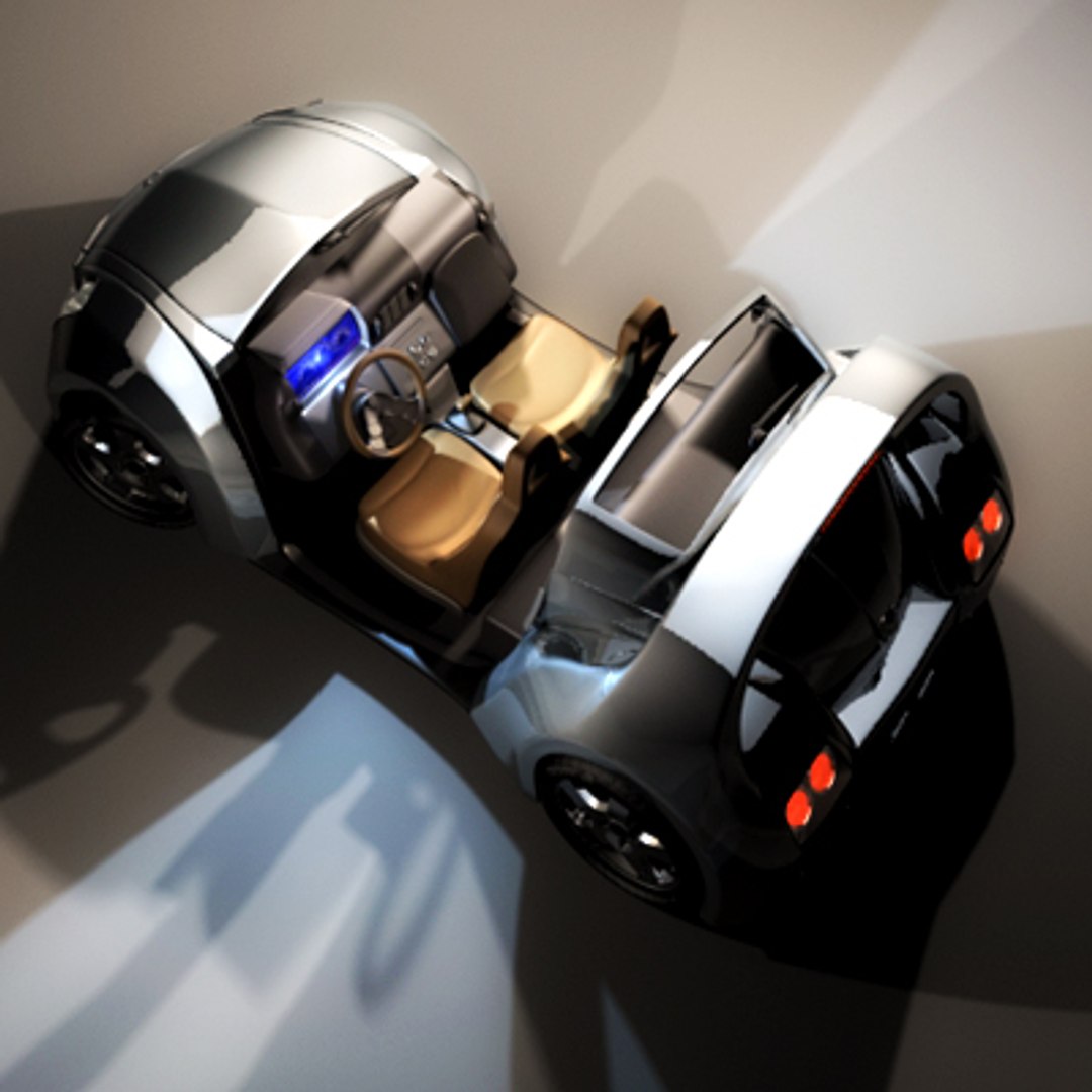 3d model uniqe concept car r