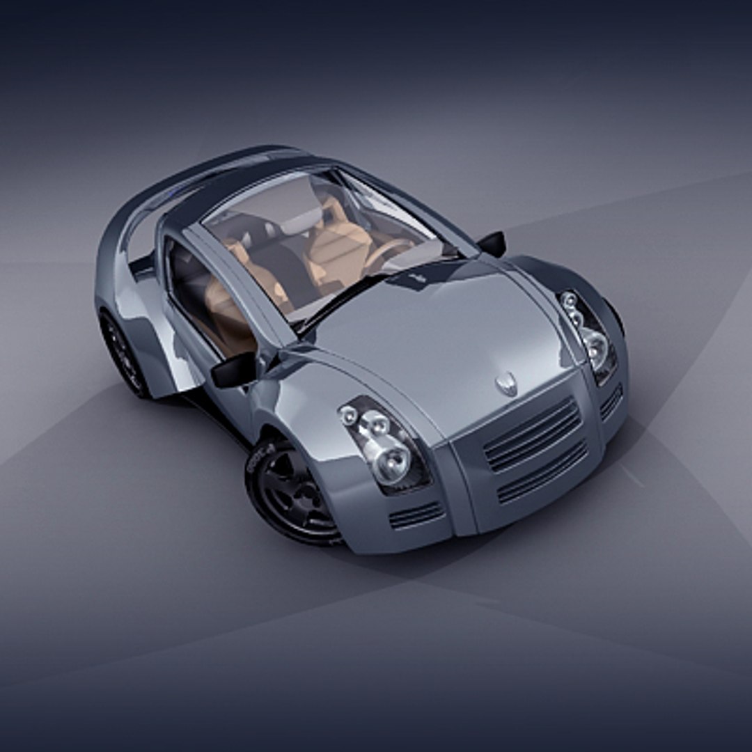 3d model uniqe concept car r
