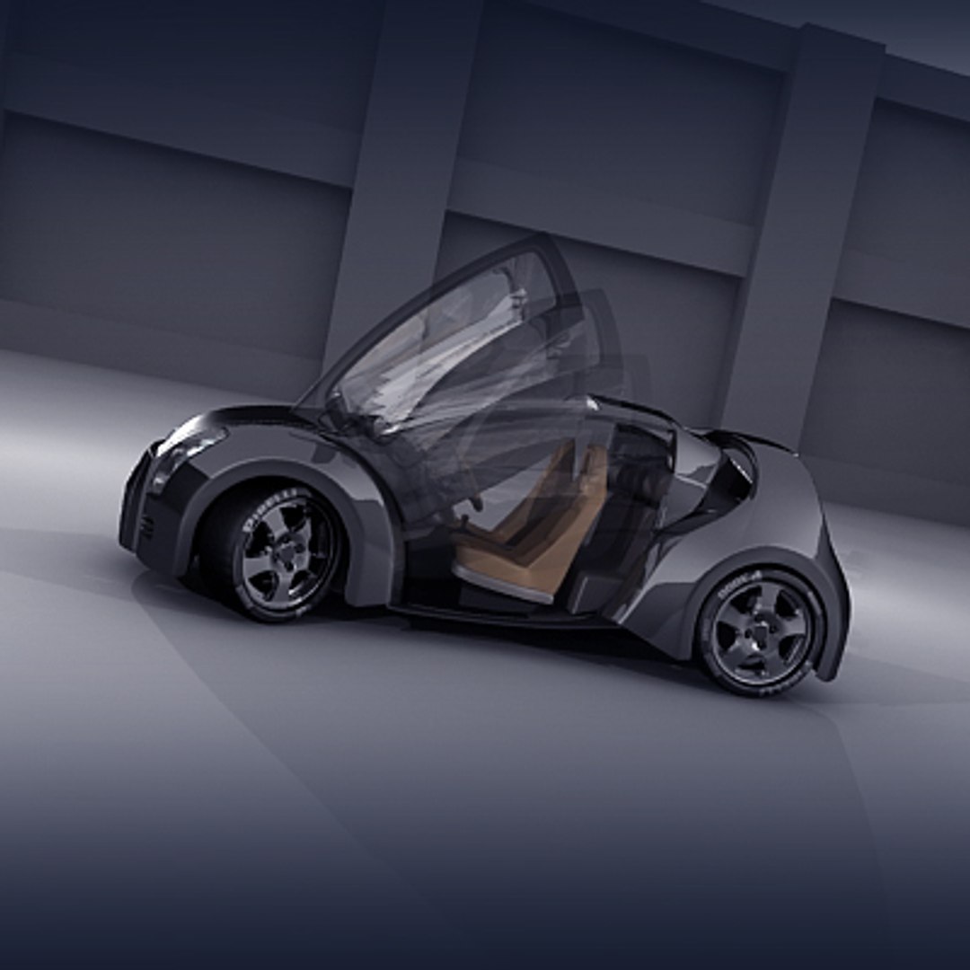 3d model uniqe concept car r