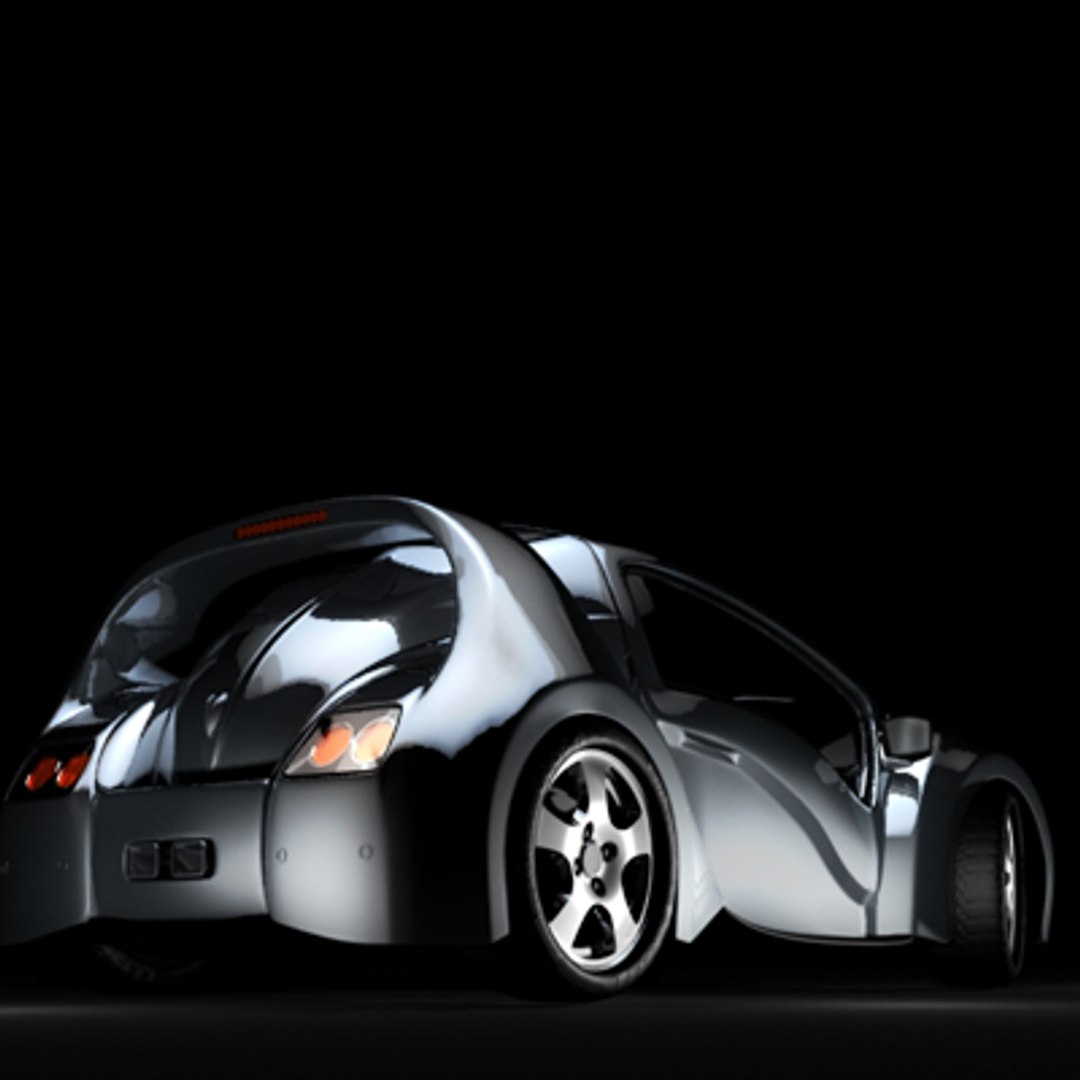 3d model uniqe concept car r