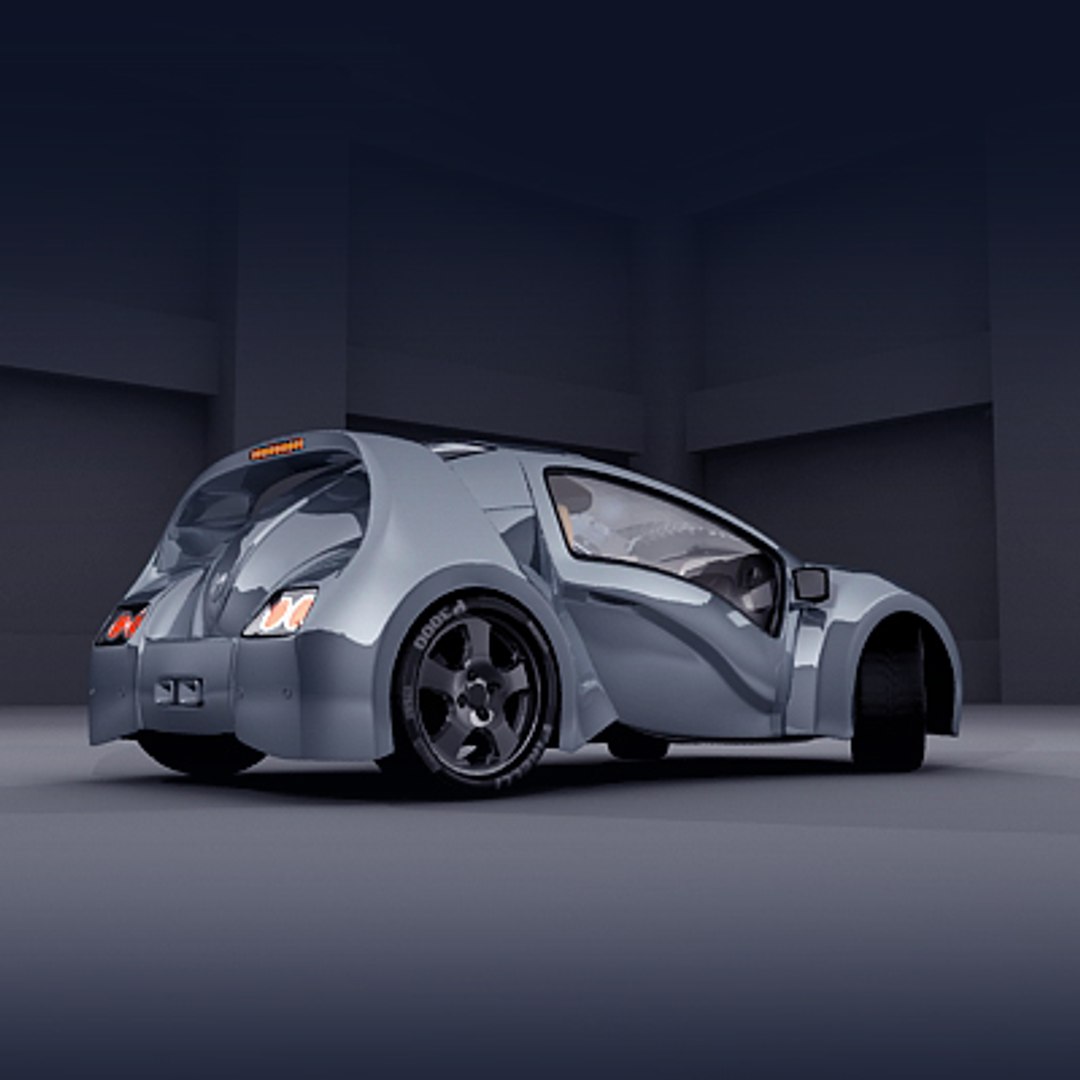 3d model uniqe concept car r