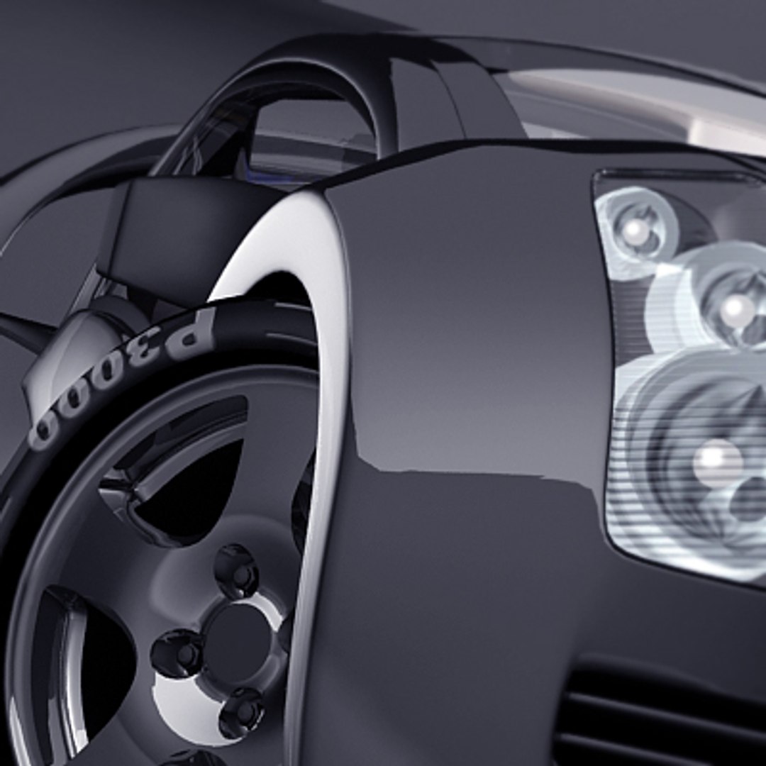 3d model uniqe concept car r