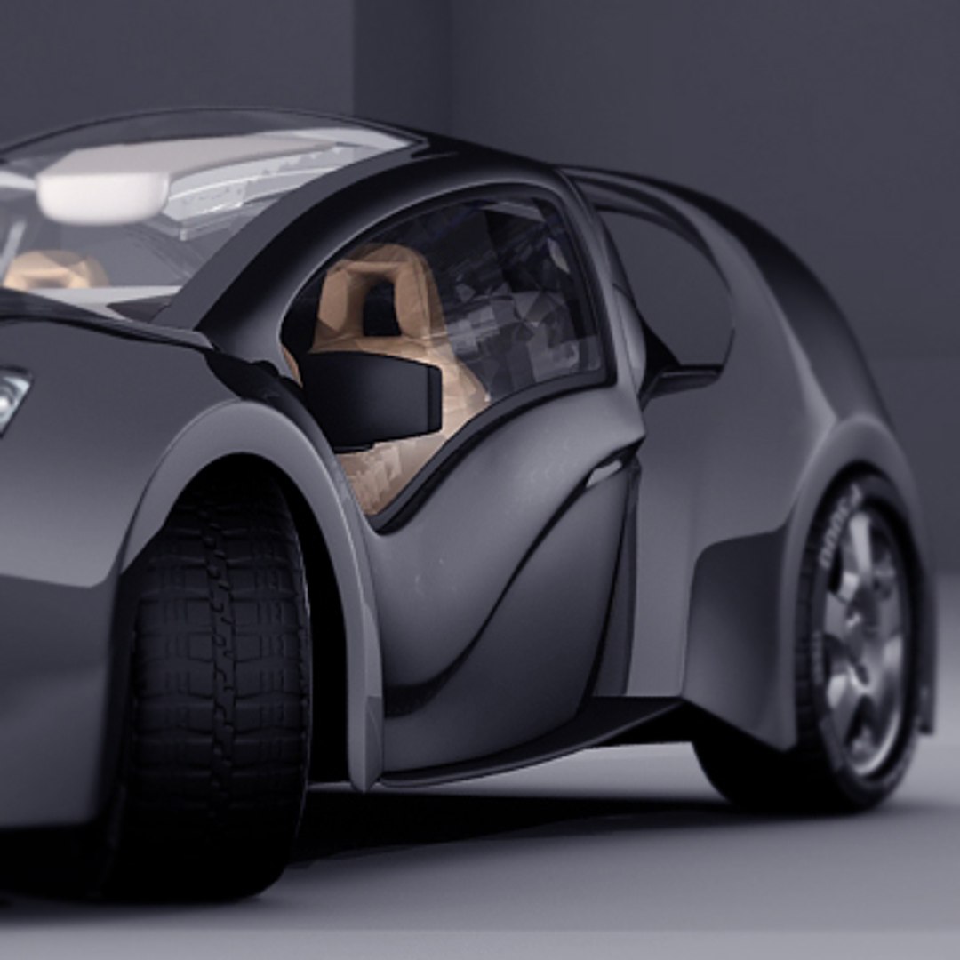 3d model uniqe concept car r