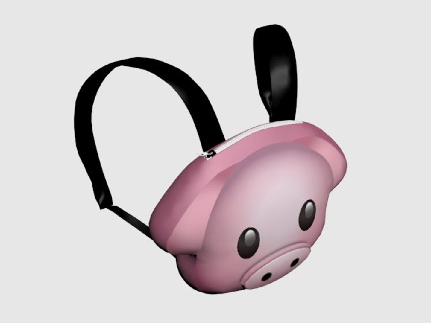 Cute Piggy Backpack 3D - TurboSquid 1592271