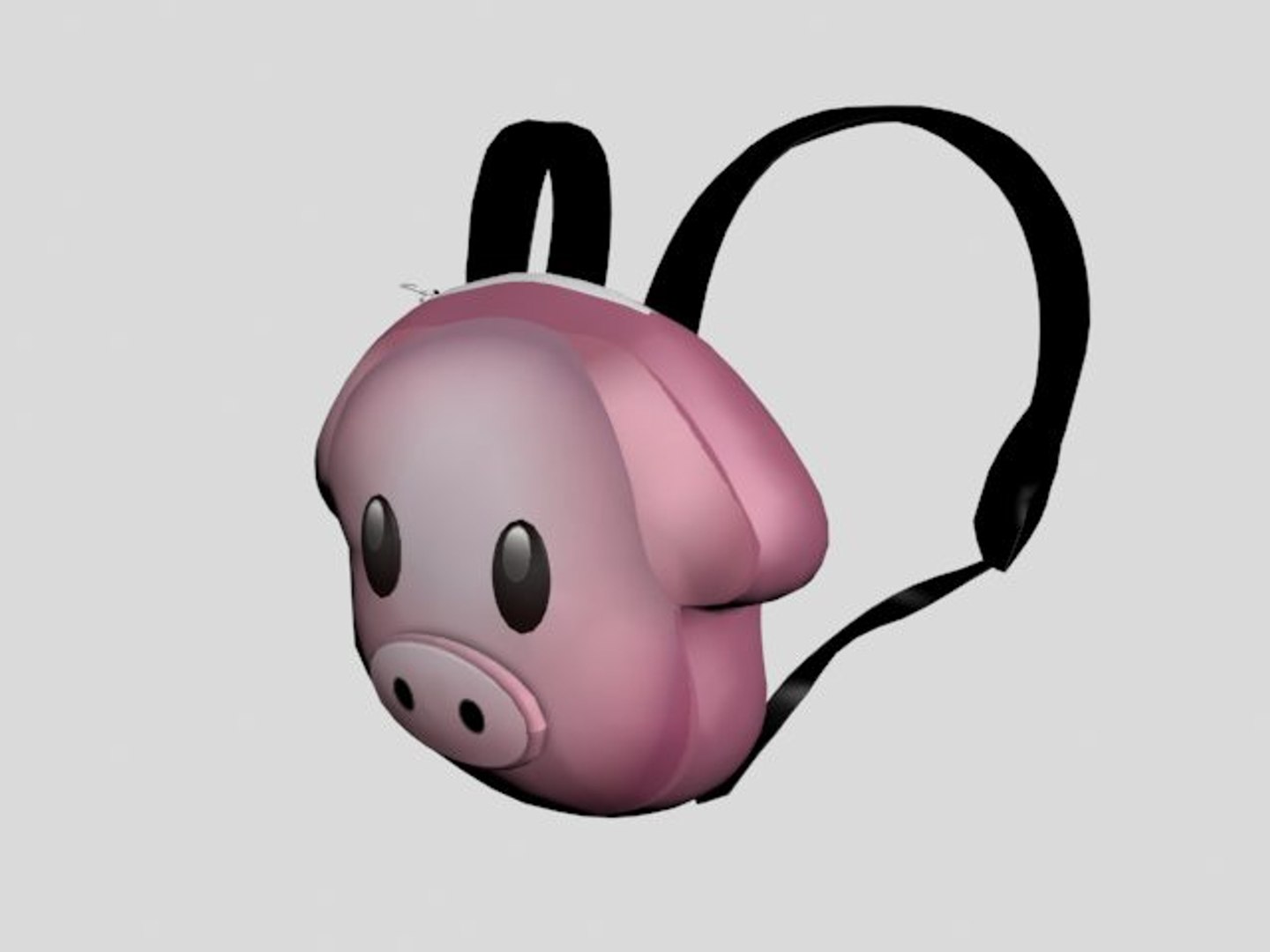 Cute Piggy Backpack 3D - TurboSquid 1592271