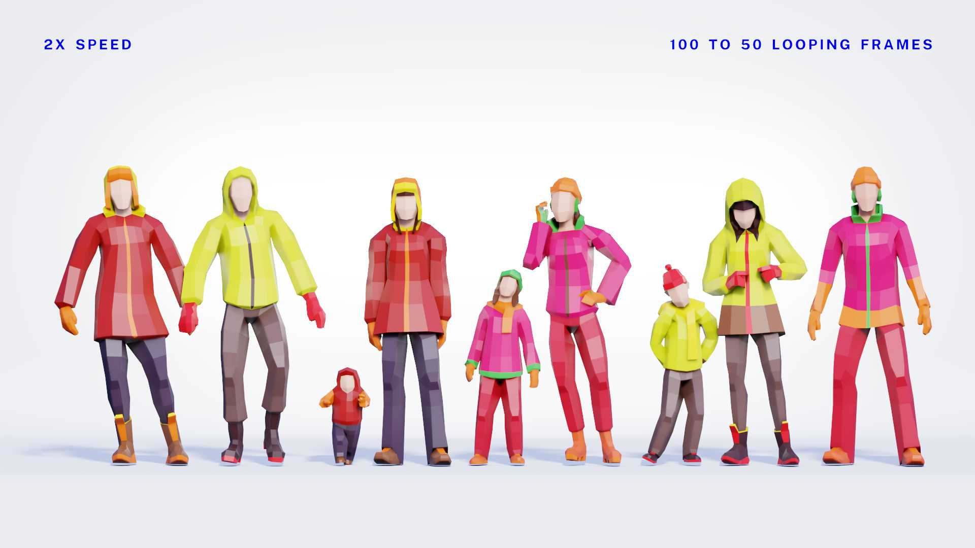 Winter People Pack - Rigged And Animated 3D - TurboSquid 2041812